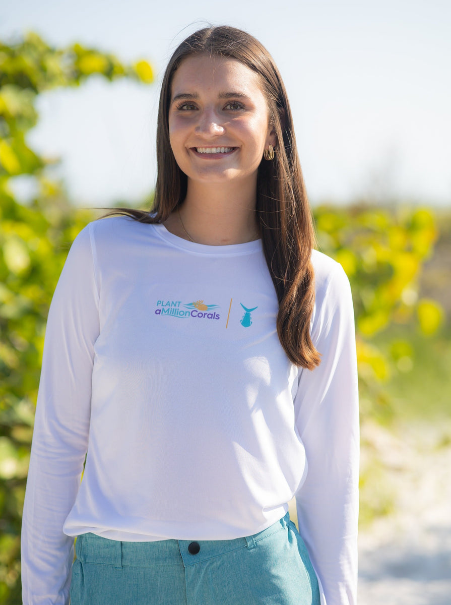 Plant a Million Corals | Tunaskin - Women's Long Sleeve Echo – Tunaskin ...