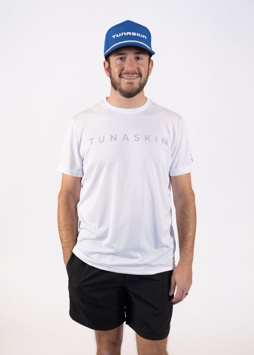 Echo Performance Essentials Short Sleeve | White – Tunaskin Aquatic Apparel