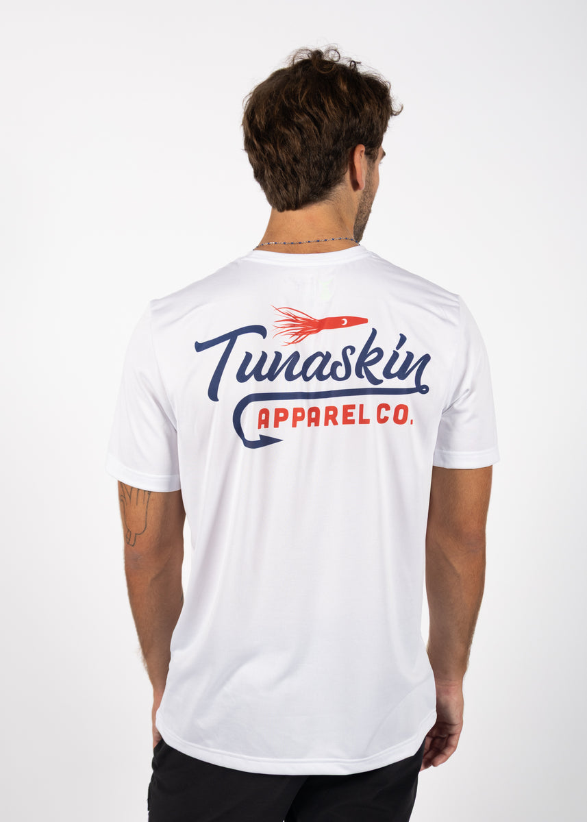 Lure | Men's Echo Performance Short Sleeve | White – Tunaskin Aquatic ...